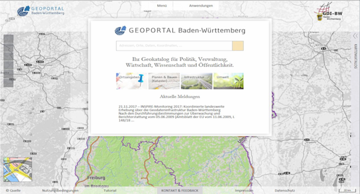 Geoportal Baden-Württemberg: Ministerium für Landesentwicklung und ...